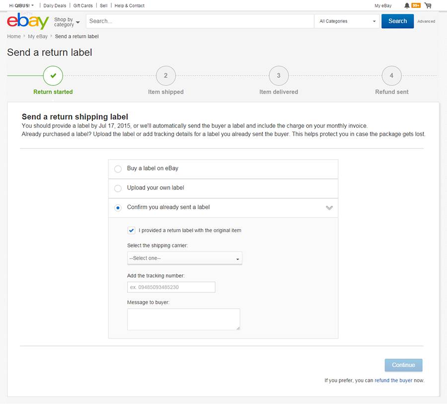 How To Print Ebay Return Label Trovoadasonhos